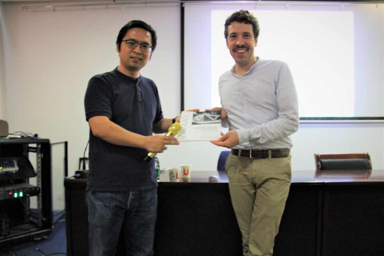 香港城市大学Gianni Talamini来我院访问并作学术报告-南京工业大学建筑学院